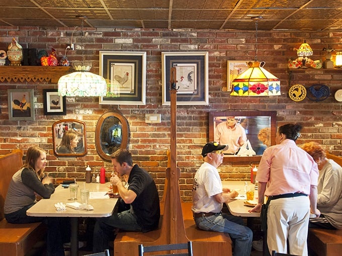 Where conversations flow as easily as the sweet tea. These exposed brick walls have heard decades of first dates, family celebrations, and "remember when" stories.