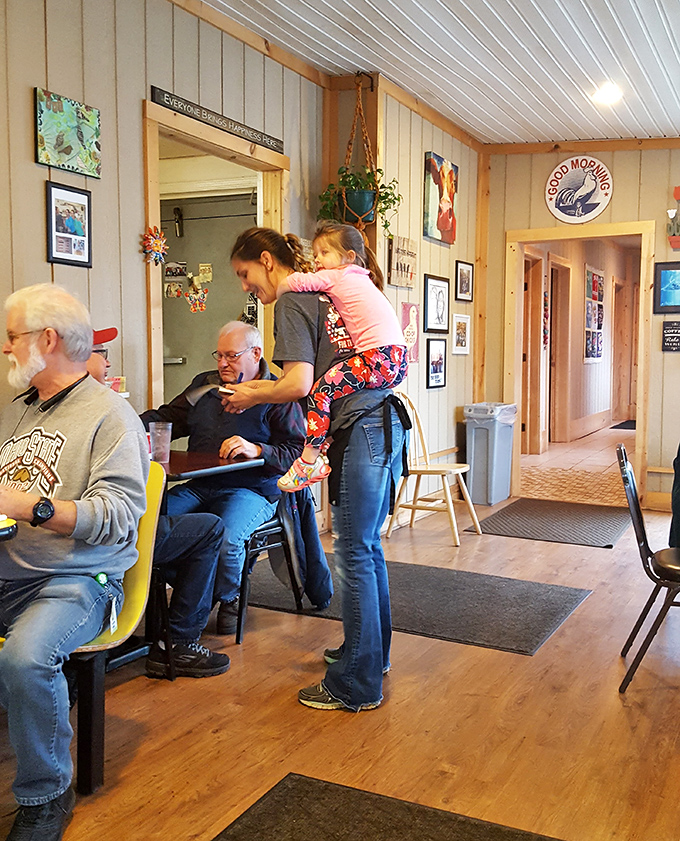 The true measure of a great breakfast spot: multi-generational families gathering around tables, creating memories one pancake at a time.