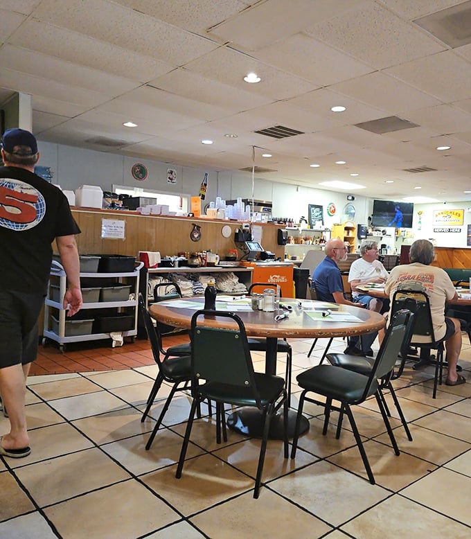 Where the locals gather to solve the world's problems over eggs and toast, proving that the best social network has always been the neighborhood diner.
