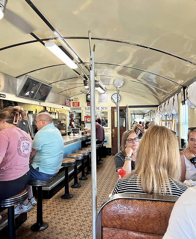 Where strangers become neighbors and calories don't count &ndash; the Lawrence Park Dinor's narrow car design ensures conversation is always on the menu.