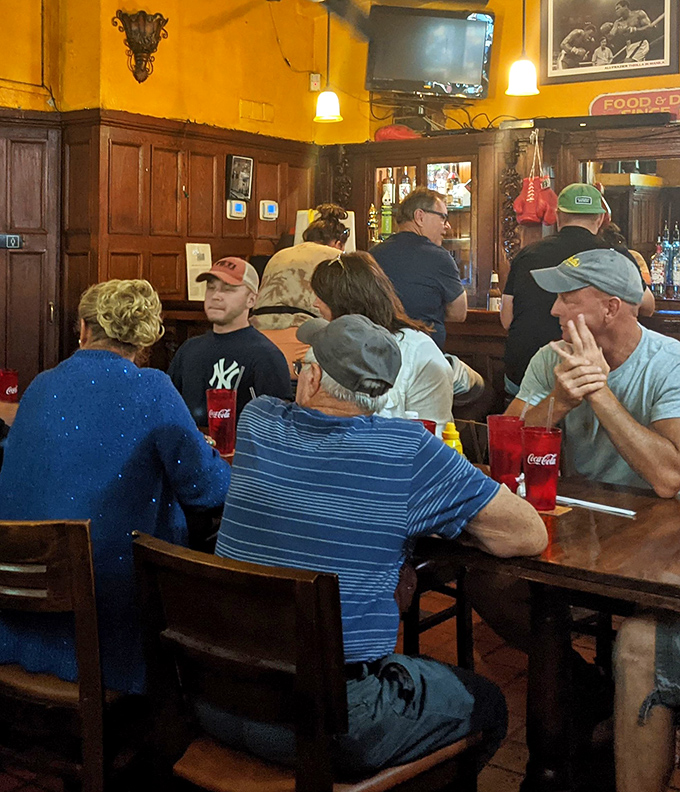 The diverse crowd proves great food transcends all boundaries. From suits to t-shirts, everyone speaks the universal language of "mmmmm."