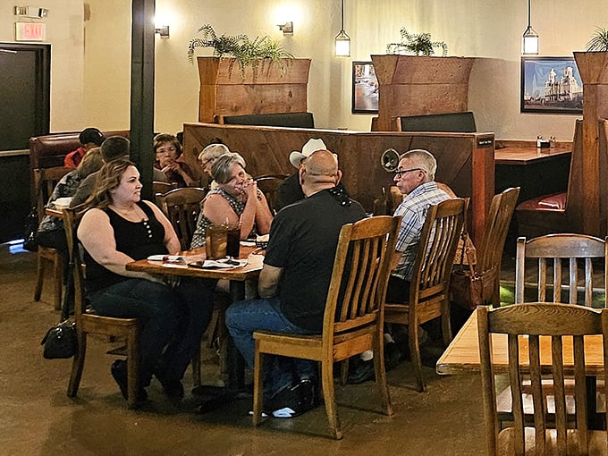 Happy diners sharing laughs and legendary steaks &ndash; this is what dining out should always look like everywhere.