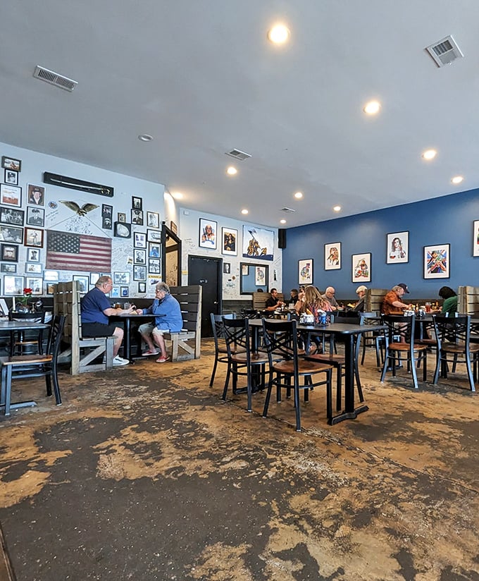 Where locals gather to break bread and share stories, beneath walls that tell tales of their own.