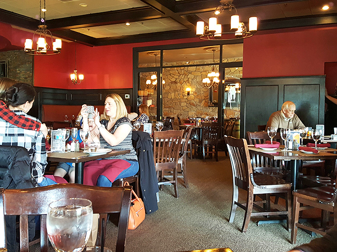 The dining room hums with the universal language of good food&mdash;forks pausing mid-air, nodding heads, and the occasional "you've got to try this" reaching across tables.