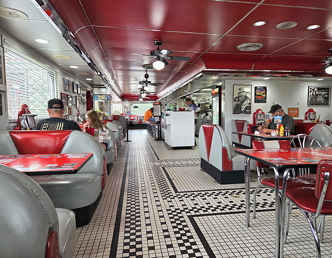 Real people enjoying real food in the kind of authentic atmosphere you just can't manufacture. 