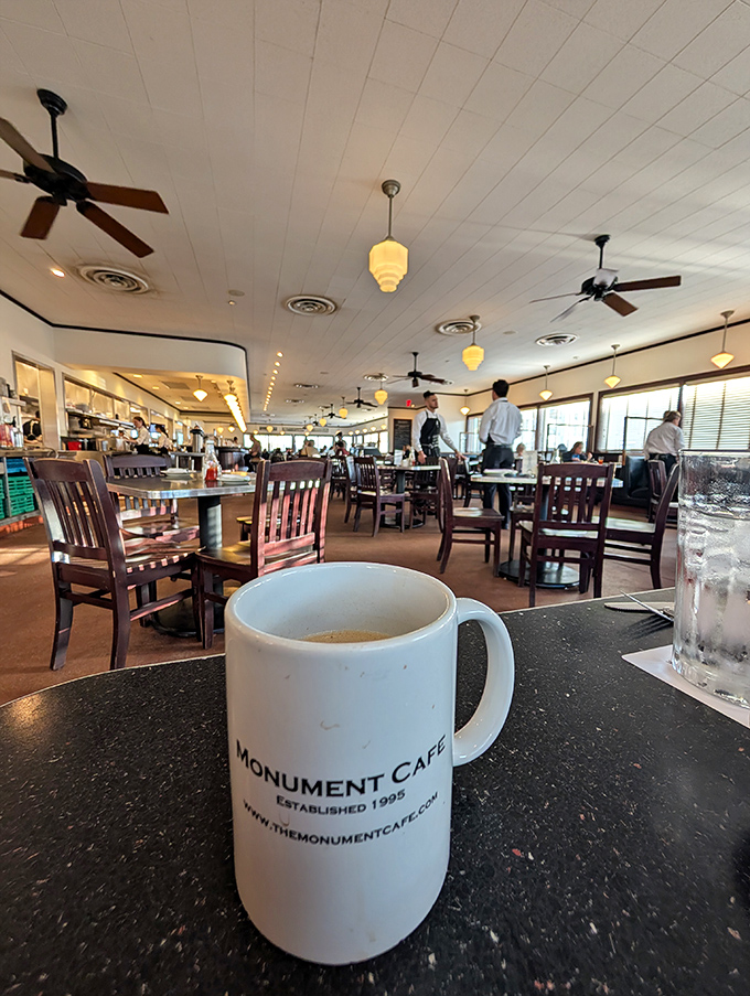 The dining room hums with the beautiful chaos of clinking silverware and laughter&mdash;a community gathering spot disguised as a restaurant.