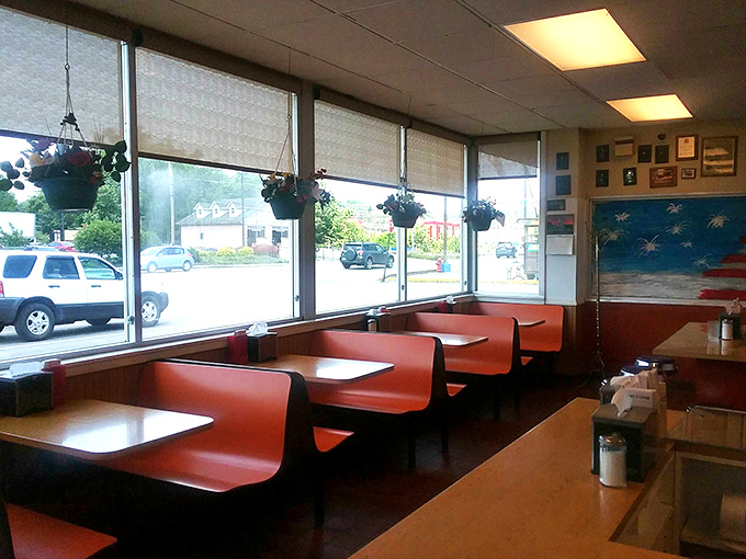 Window-side booths where you can watch Buckhannon wake up while your breakfast coma slowly sets in&mdash;productivity is overrated anyway.