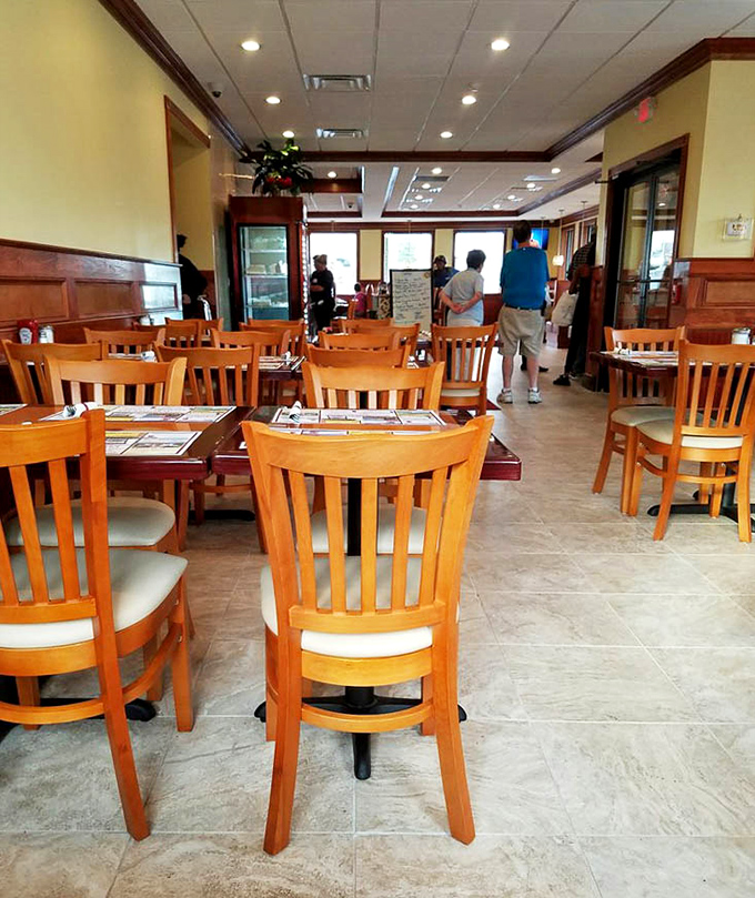 Morning light streams through windows, illuminating tables that have hosted everything from first dates to retirement celebrations.
