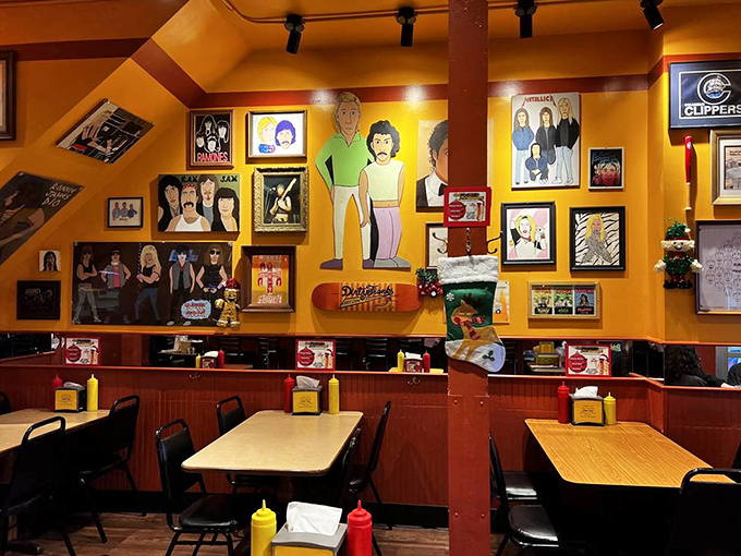 The walls tell stories of Columbus culture while the tables invite you to create your own memories, one spectacular hot dog at a time.