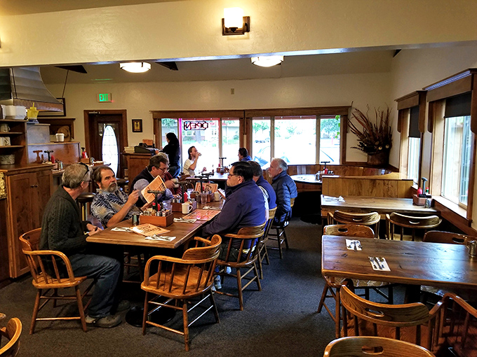 The dining room hums with the symphony of forks against plates and coffee cups meeting saucers &ndash; breakfast's beautiful soundtrack.