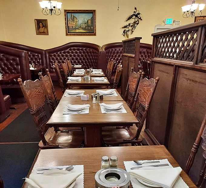 These booths aren't just seating&mdash;they're private dining sanctuaries where serious food appreciation happens without judgment.