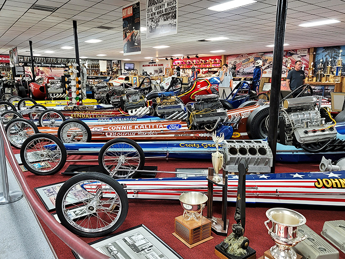 Don Garlits Museum of Drag Racing showcases speed demons that would make your cardiologist nervous – a chrome-filled paradise for anyone who's ever felt the need for speed.