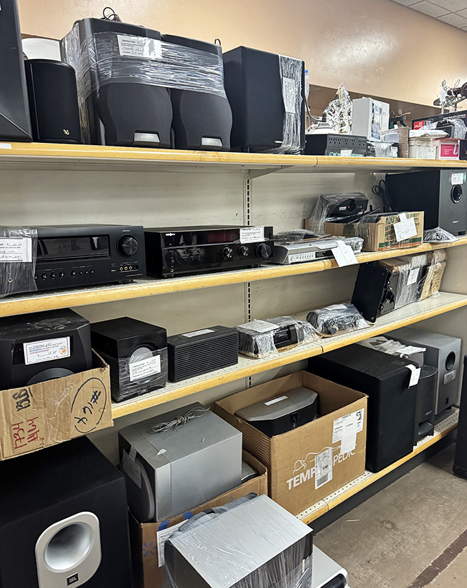 Electronic equipment stacks like building blocks from multiple decades of technological evolution and progress.