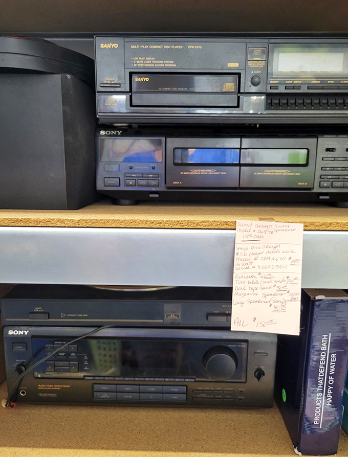 Vintage audio equipment that witnessed the transition from cassettes to CDs. These electronic time capsules still have music to share.