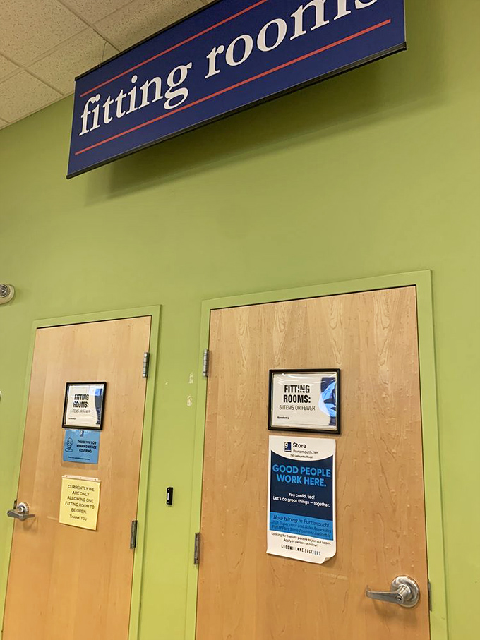 The fitting room—where fashion dreams are born or mercifully abandoned before they leave the store. Choose wisely, brave shopper!