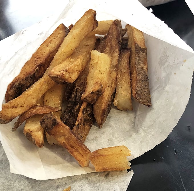 French fries that remember what potatoes actually taste like. No freezer bag has ever produced this level of crispy-outside, fluffy-inside perfection.