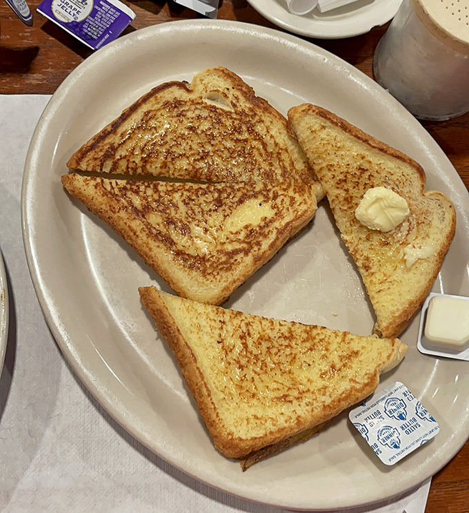 Toast transformed from humble bread to golden-brown perfection&mdash;the kind that makes you wonder why anyone bothers with fancy pastries.