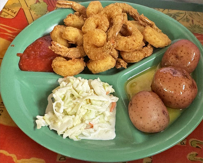 Popcorn shrimp that puts movie theater popcorn to shame. These addictive little morsels should come with a warning label: "May cause spontaneous happiness."