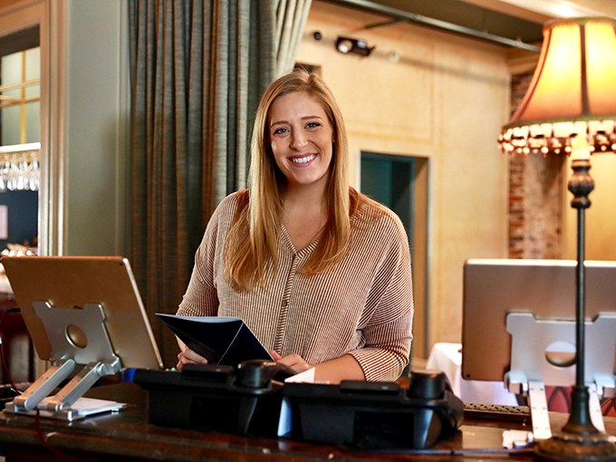 The warm welcome at Mere Bulles begins here, where Southern hospitality isn't just a concept&mdash;it's a practice perfected daily.