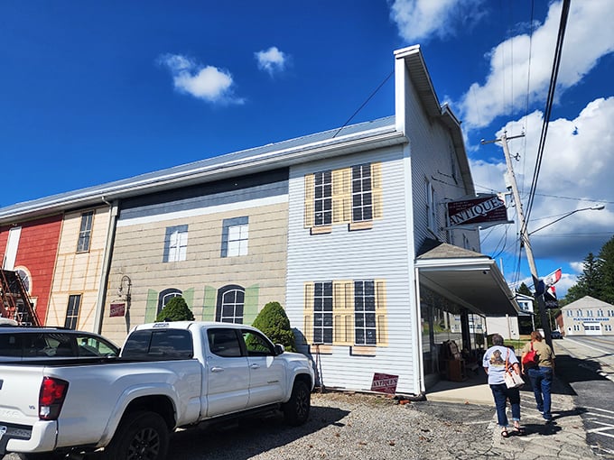 Antique shops in repurposed historic buildings &ndash; where yesterday's everyday items become today's treasures and tomorrow's conversations.