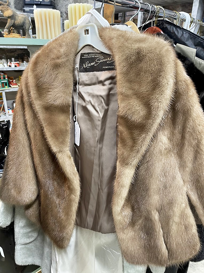 This vintage fur stole isn't just a garment&mdash;it's a time machine to an era when "dressing up" meant something entirely different.