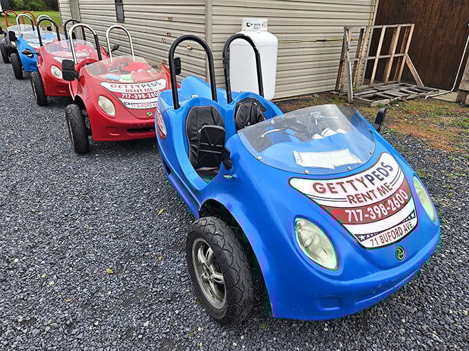 These quirky GettyPeds offer battlefield tours with a dash of whimsy&mdash;because sometimes exploring profound historical sites is better with a vehicle that looks like it escaped from a Pixar movie.
