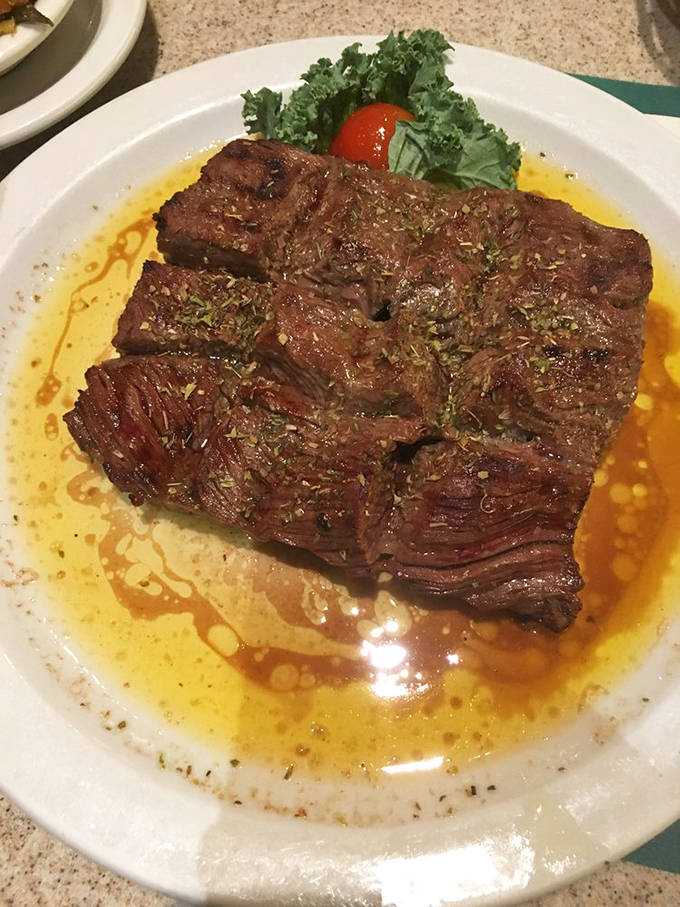 A Greek-style tenderloin that's been marinated, seasoned, and cooked with the kind of respect usually reserved for visiting dignitaries.