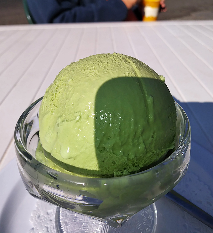 This green tea scoop isn't trying to be trendy; it's been quietly perfecting its zen-like balance of flavor decades before matcha was cool.
