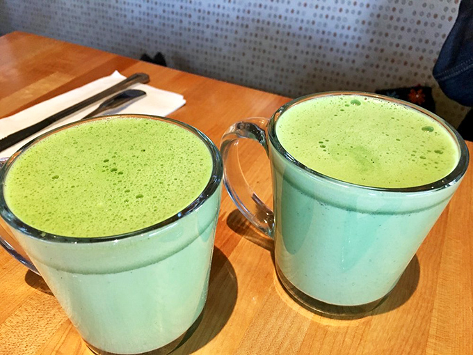 Vibrant green matcha lattes that look like they could power both your morning and your Instagram feed—wellness never tasted so indulgent.