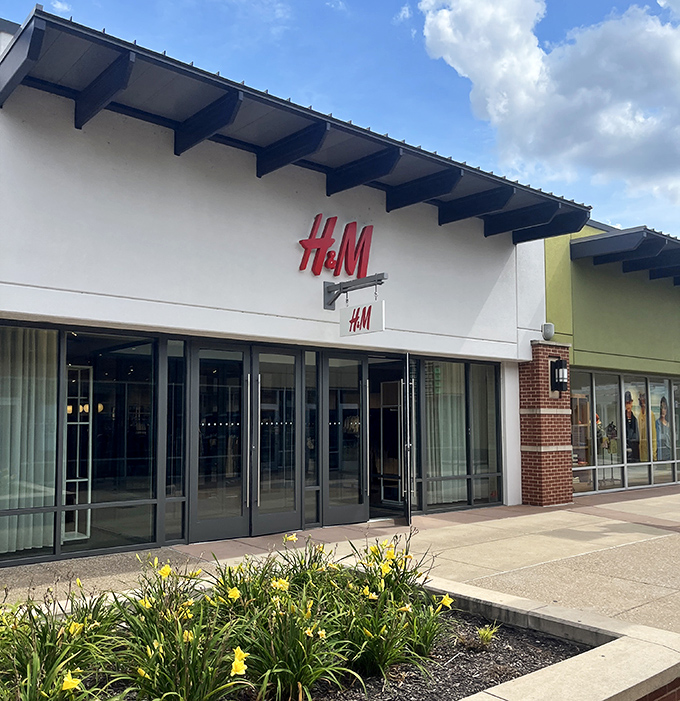 H&M's clean, modern storefront offers fashion-forward finds without the fashion-forward prices&mdash;Swedish design meets Midwestern value.