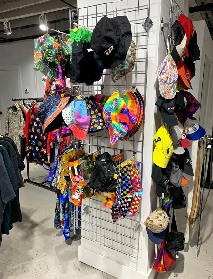 Bucket hats in every pattern imaginable, from tie-dye to tropical, because Florida sunshine requires proper headwear with personality.