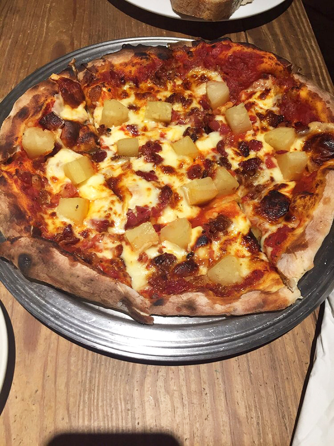 The Hawaiian pizza debate ends here&mdash;this perfect balance of savory and sweet with crispy-edged pineapple chunks converts even the skeptics.