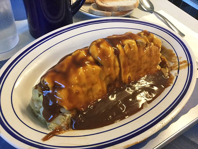 When gravy meets breakfast, magic happens. This smothered dish proves that sometimes the most delicious foods aren't the most photogenic.