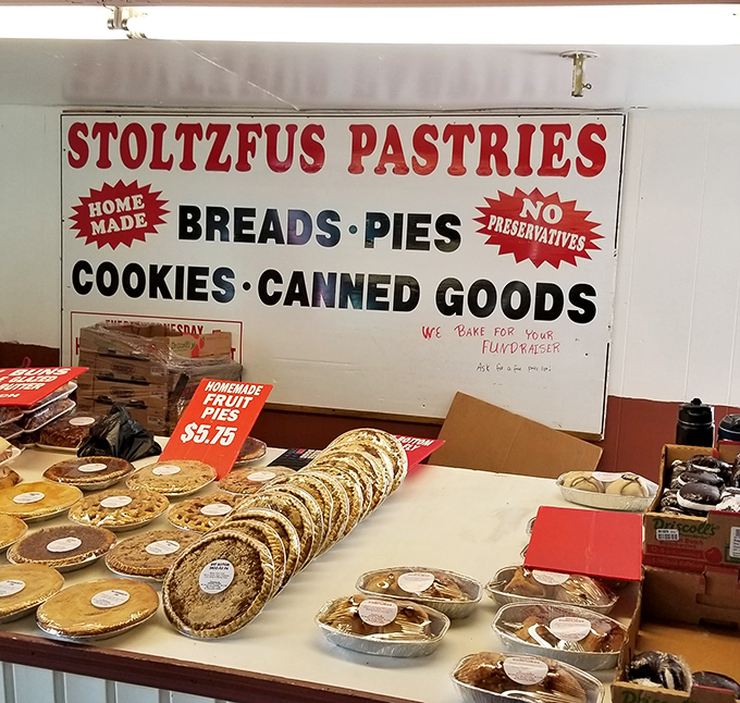 Stoltzfus Pastries: where diet plans go to die a delicious death. These homemade pies are worth every calorie-laden bite.