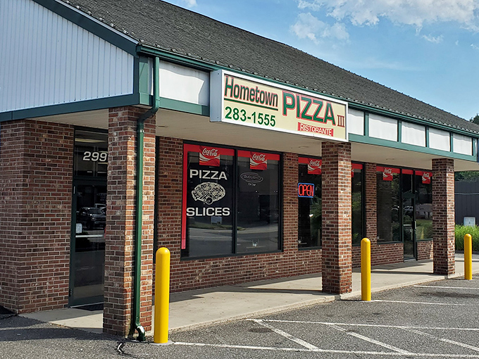 Hometown Pizza III serves the kind of honest, no-nonsense pizza that makes you wonder why anyone pays triple elsewhere.