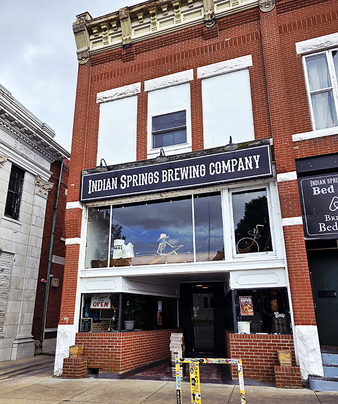 Indian Springs Brewing Company brings craft beer culture to historic brick walls, proving small towns don't need to sacrifice sophistication for authenticity.