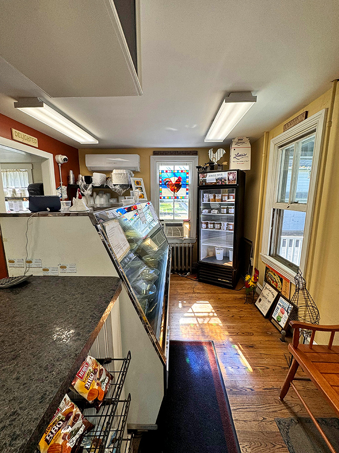 The counter service area feels like peeking into a friend's kitchen, if that friend happened to be the best cook in three counties.