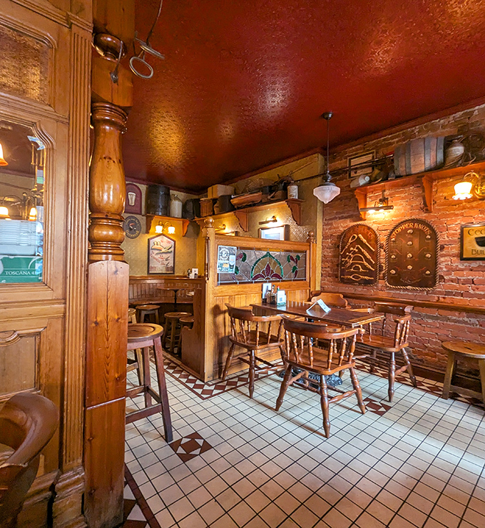 Another cozy corner of this Irish-influenced sanctuary, where vintage decor and authentic character create an atmosphere money can't buy.