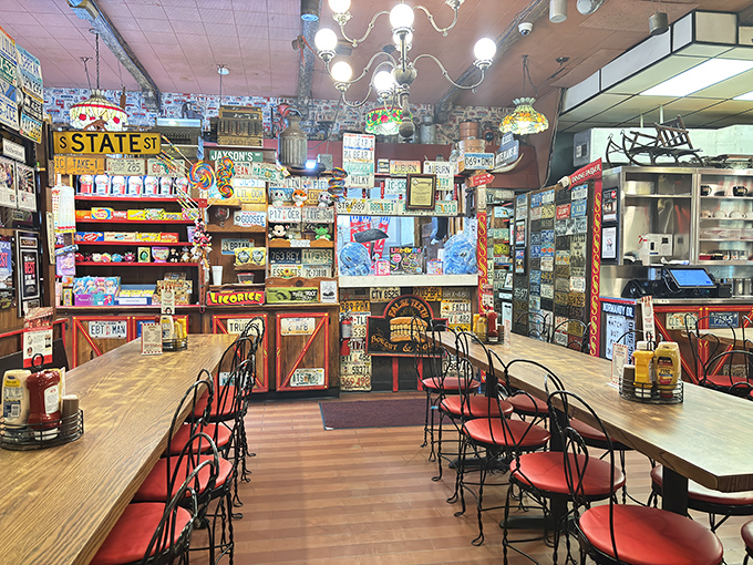 Not sure if you're in an ice cream parlor or the world's most delicious museum. Either way, you'll want to linger.