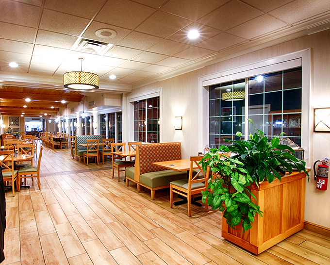 Spacious seating and thoughtful design elements create an atmosphere where lingering over coffee feels not just allowed but encouraged.