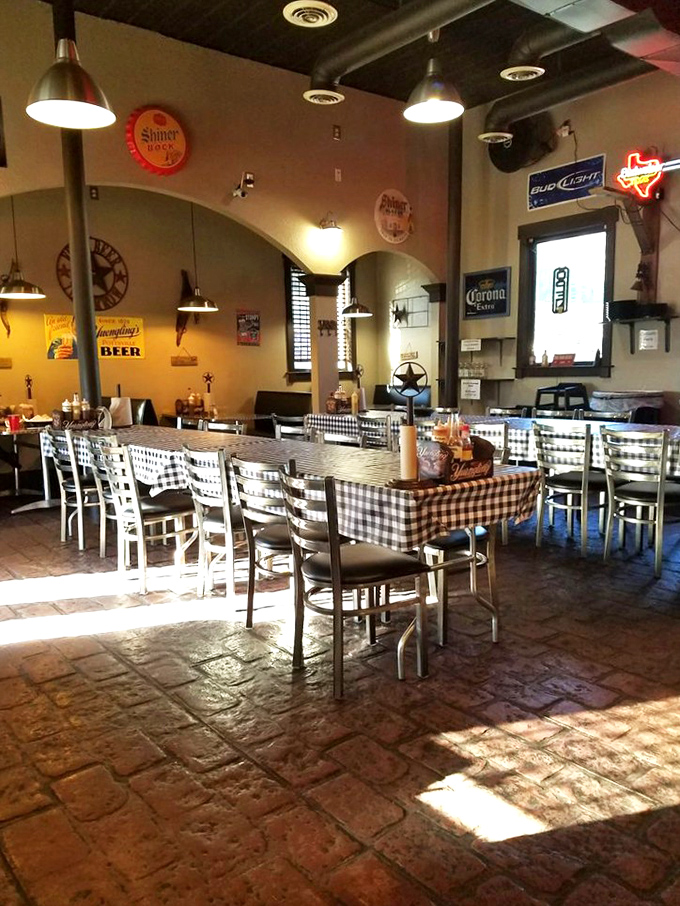 The dining room feels like your favorite uncle's Texas basement &ndash; if that basement specialized in life-changing barbecue experiences.