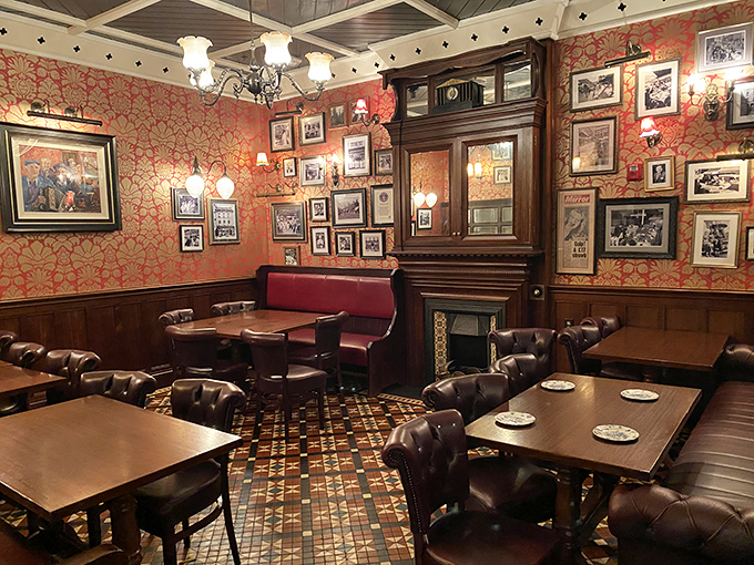 The pub's interior feels like it was shipped piece by piece from Dublin, with walls that could tell stories if only they'd had a pint or two.