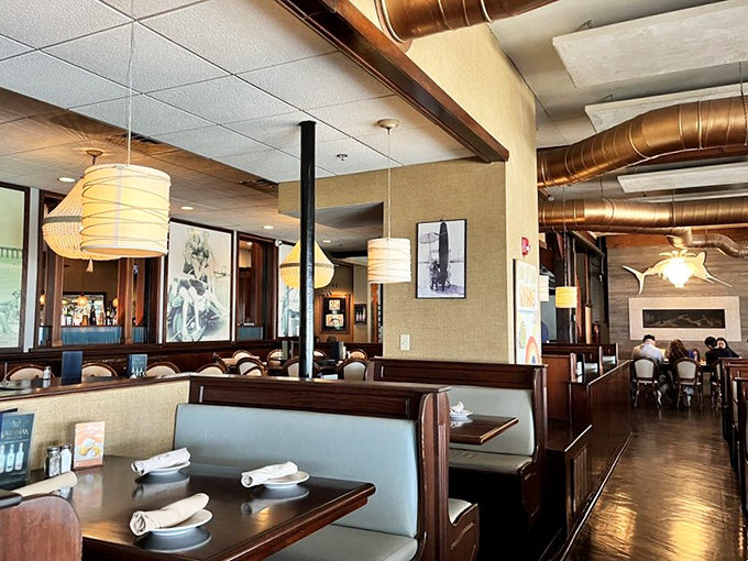 Cozy booths and paper-lantern lighting create that "I've discovered something special" feeling that makes you want to keep the secret to yourself.