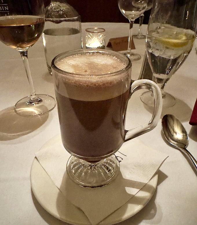 An Irish Coffee that warms from the inside out &ndash; the adult version of hot chocolate that makes you wonder why you'd ever order plain coffee again.