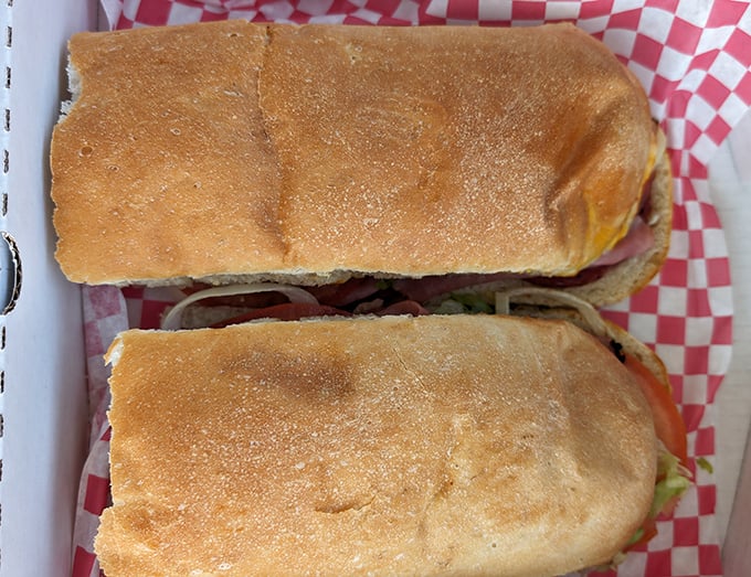 The Italian sub that launched a thousand lunch breaks &ndash; fresh bread cradling layers of meat and veggies in a sandwich that puts your sad desk lunch to shame.
