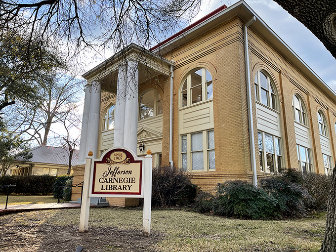 Jefferson's Carnegie Library proves that even in the 1900s, Andrew Carnegie knew that good architecture makes you want to whisper, even when no one's studying.