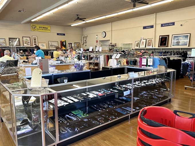 The jewelry counter gleams with possibilities &ndash; from costume pieces that scream 1980s to the occasional genuine silver hiding in plain sight.