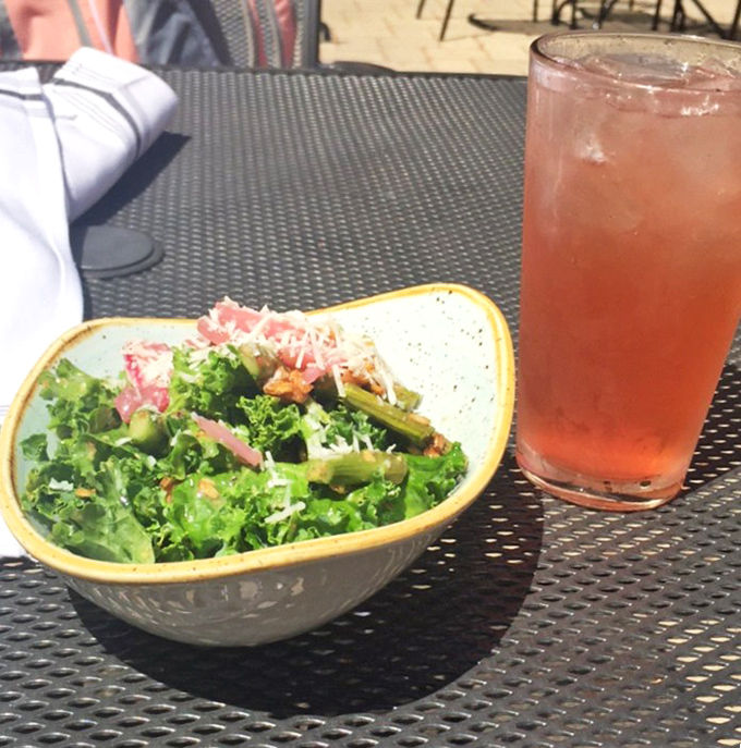 A kale salad that could convert even the most dedicated carnivore, proving that "healthy" and "delicious" aren't mutually exclusive terms.
