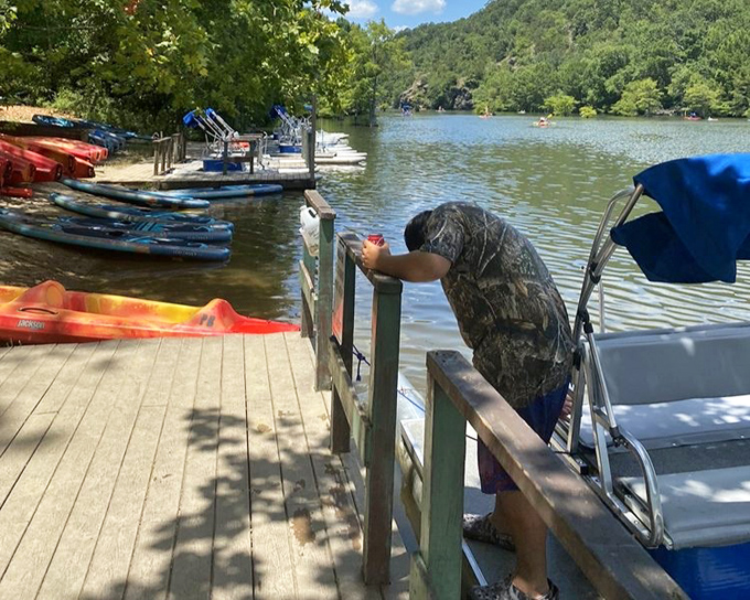Kayak rentals line the shore like a colorful candy display. Pick your flavor of adventure&mdash;they're all calorie-free.