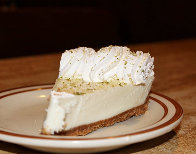 Key lime pie that makes Florida jealous – tart, sweet, and worth every calorie.